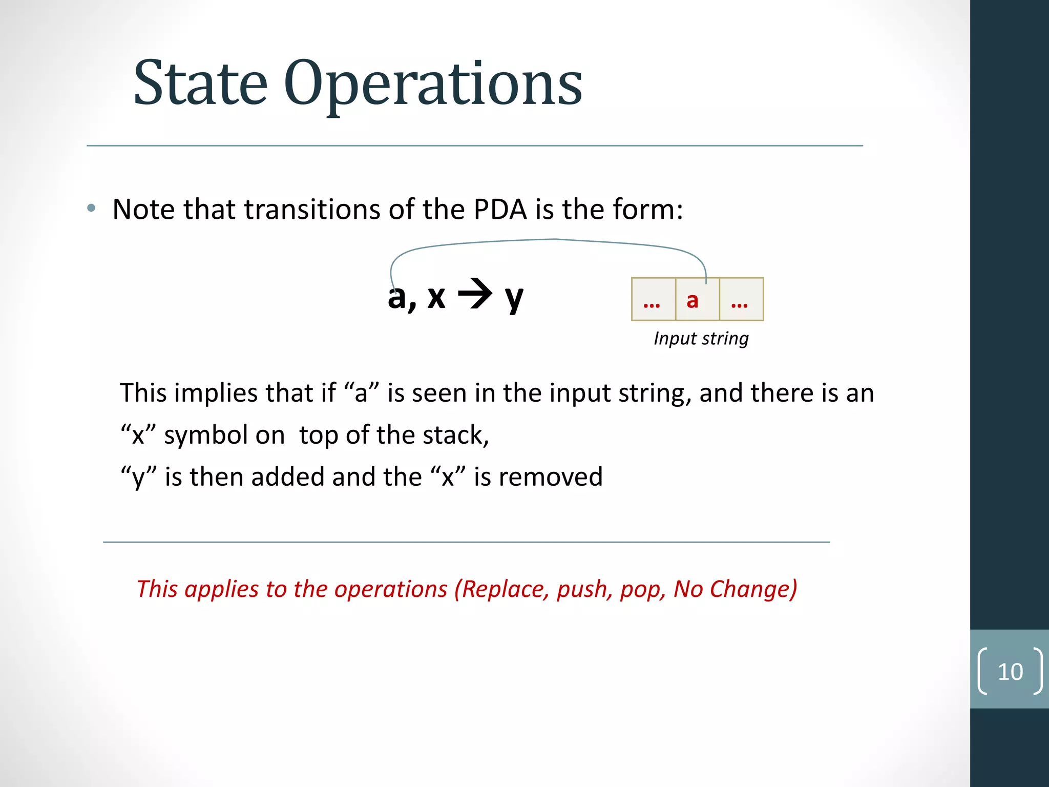 push down automata | PPTX