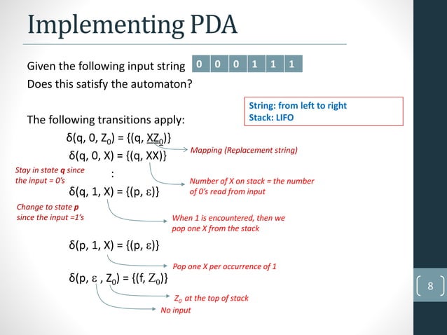 push down automata | PPTX