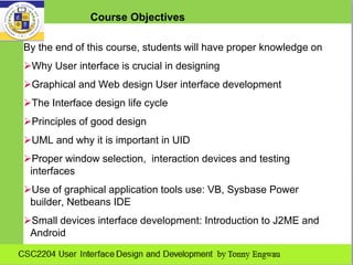 User Interface Design_Csc2204_lecture 1_-_introduction | PDF