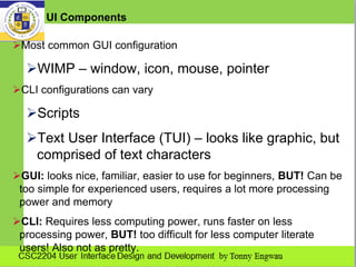 User Interface Design_Csc2204_lecture 1_-_introduction | PDF