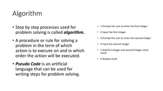 Csc240 -lecture_2 | PPT