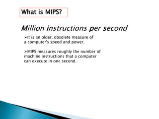 MIPS Implementation and pipelining | PPTX