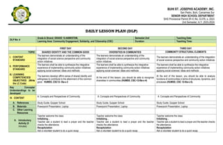 CSC 2ND SEM WEEK 1.pdf DLP FOR CSC PDF FORM | PPT