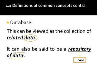 Database: An Introduction | PPTX