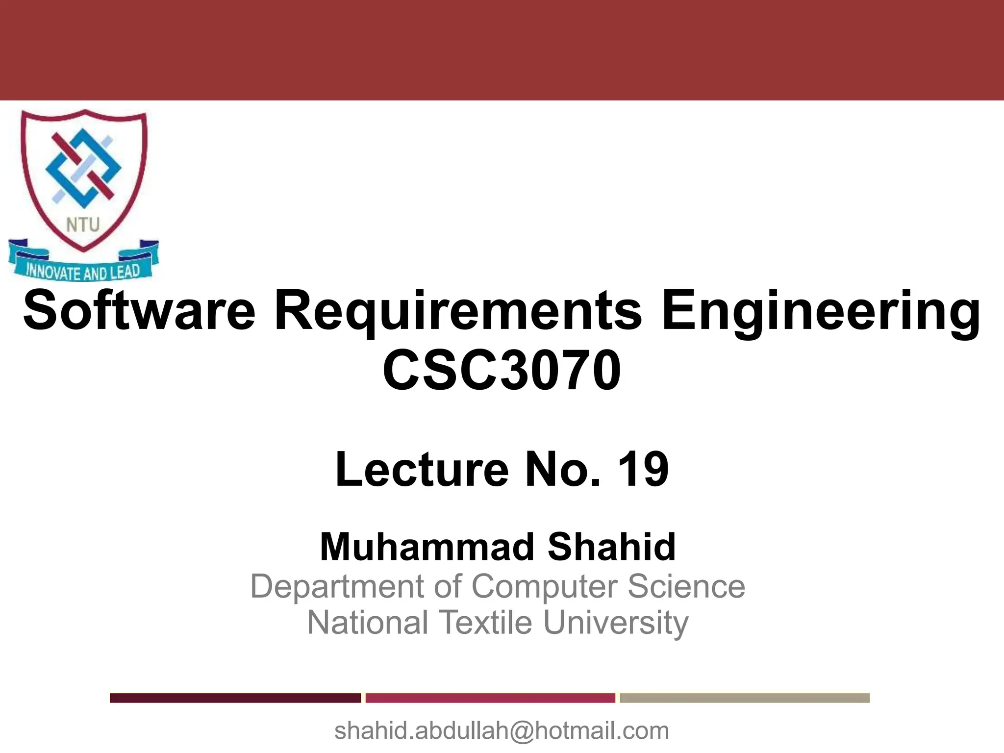 CSC3070 - Lecture 19 (Data Flow Diagram - I).pptx | Databases ...