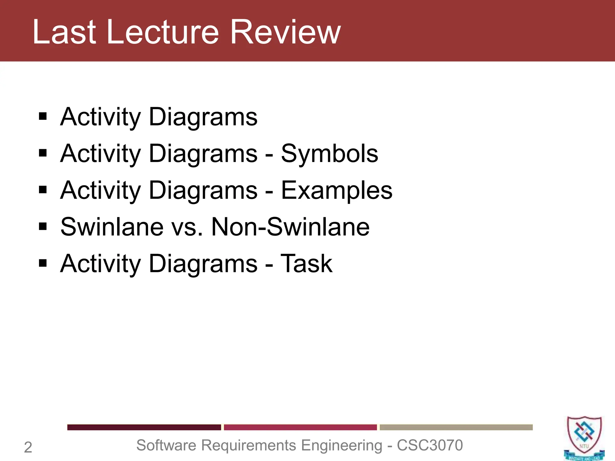 CSC3070 - Lecture 19 (Data Flow Diagram - I).pptx | Databases | Computer Software and Applications