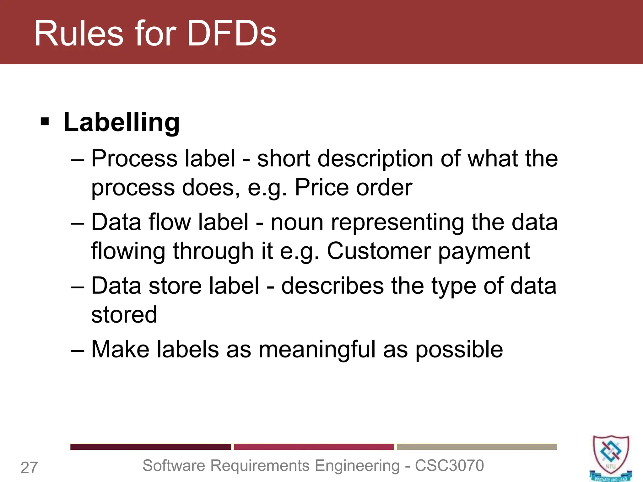 CSC3070 - Lecture 19 (Data Flow Diagram - I).pptx | Databases | Computer Software and Applications