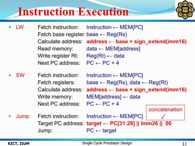 Single Cycle Processing | PPT