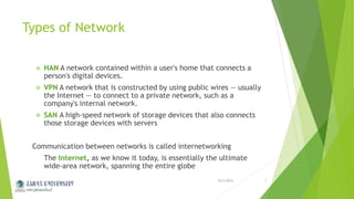 Csc341 – Lecture 1 network management | PPTX
