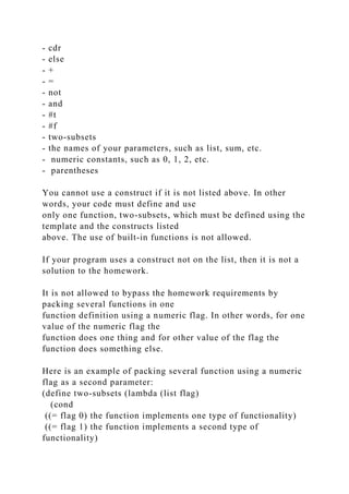 CSC388 Online Programming Languages Homework 3 (due b.docx