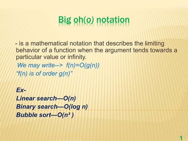 Big O,Omega,Theta | PPT