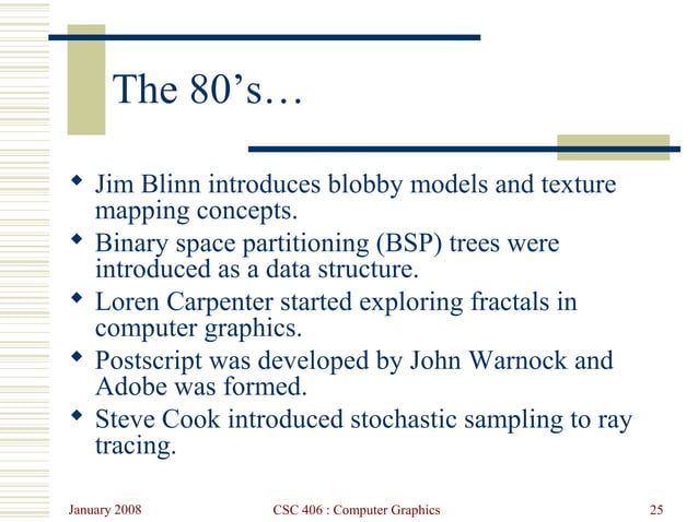 lecture1 introduction to computer graphics(Computer graphics tutorials) | PPT | Computing ...