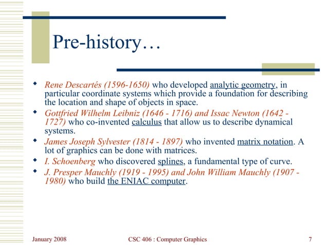 lecture1 introduction to computer graphics(Computer graphics tutorials ...