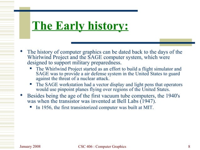 lecture1 introduction to computer graphics(Computer graphics tutorials) | PPT | Computing ...