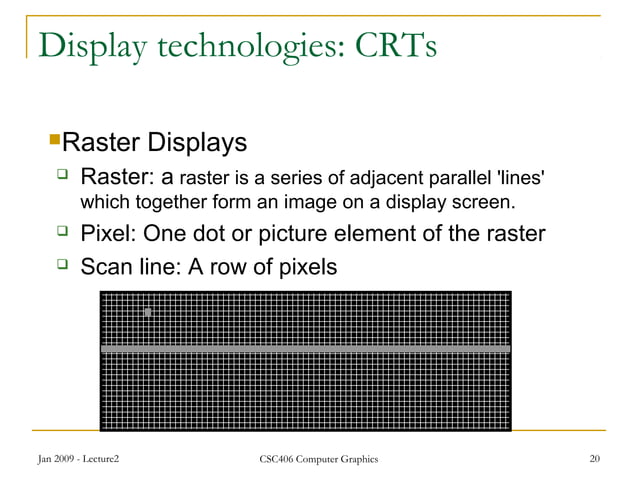 lecture2 computer graphics graphics hardware(Computer graphics tutorials) | PPT | Chemistry ...