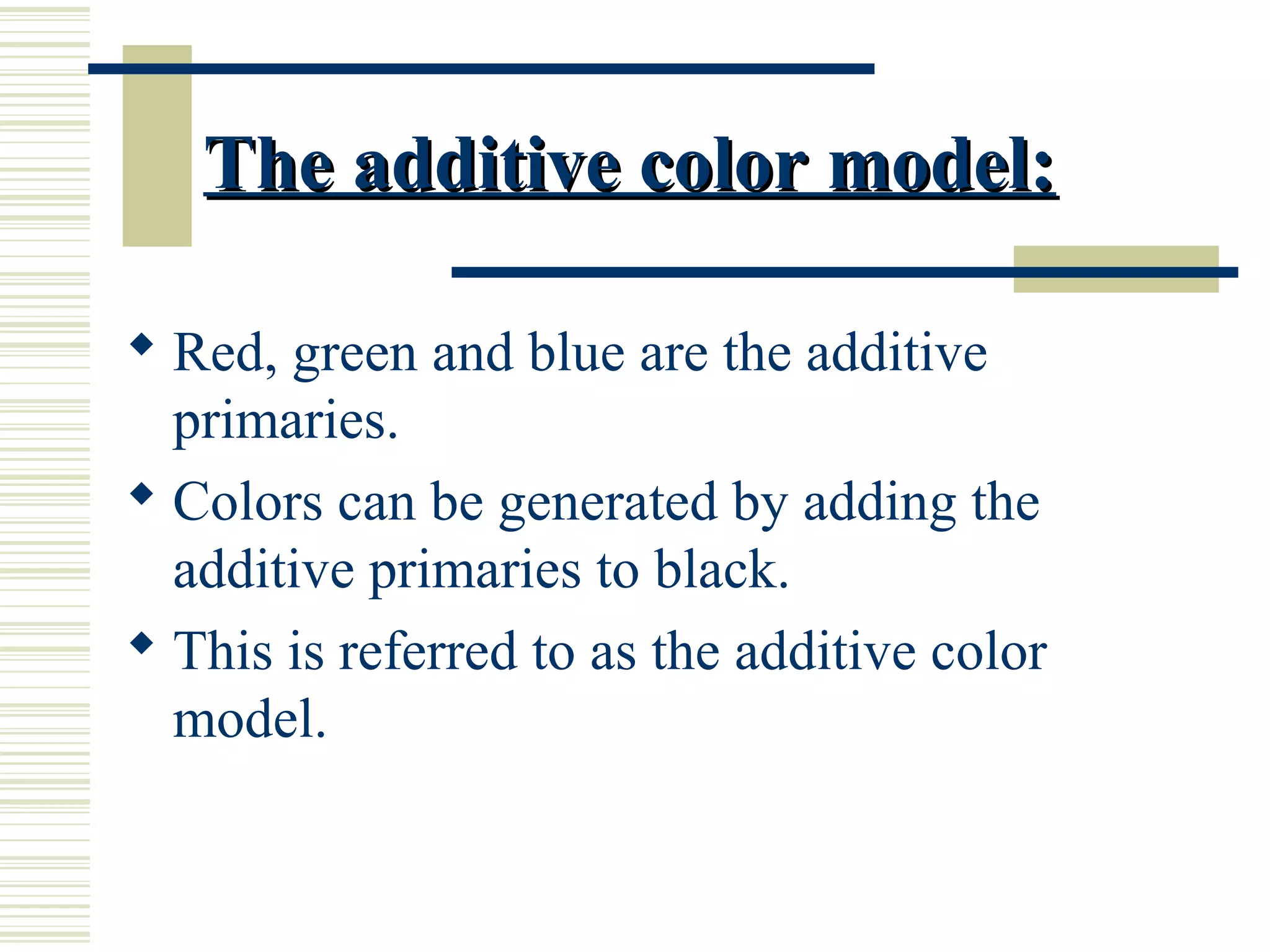 lecture3 color representation in computer graphics(Computer graphics ... lecture3 color representation in computer graphics(Computer graphics ...