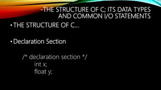 STRUCTURED PROGRAMMING Chap2 | PPT
