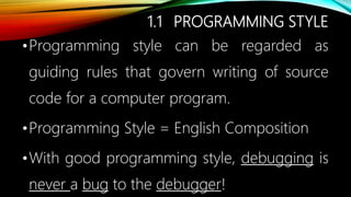 STRUCTURED PROGRAMMING Chap2 | PPT