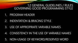 STRUCTURED PROGRAMMING Chap2 | PPT