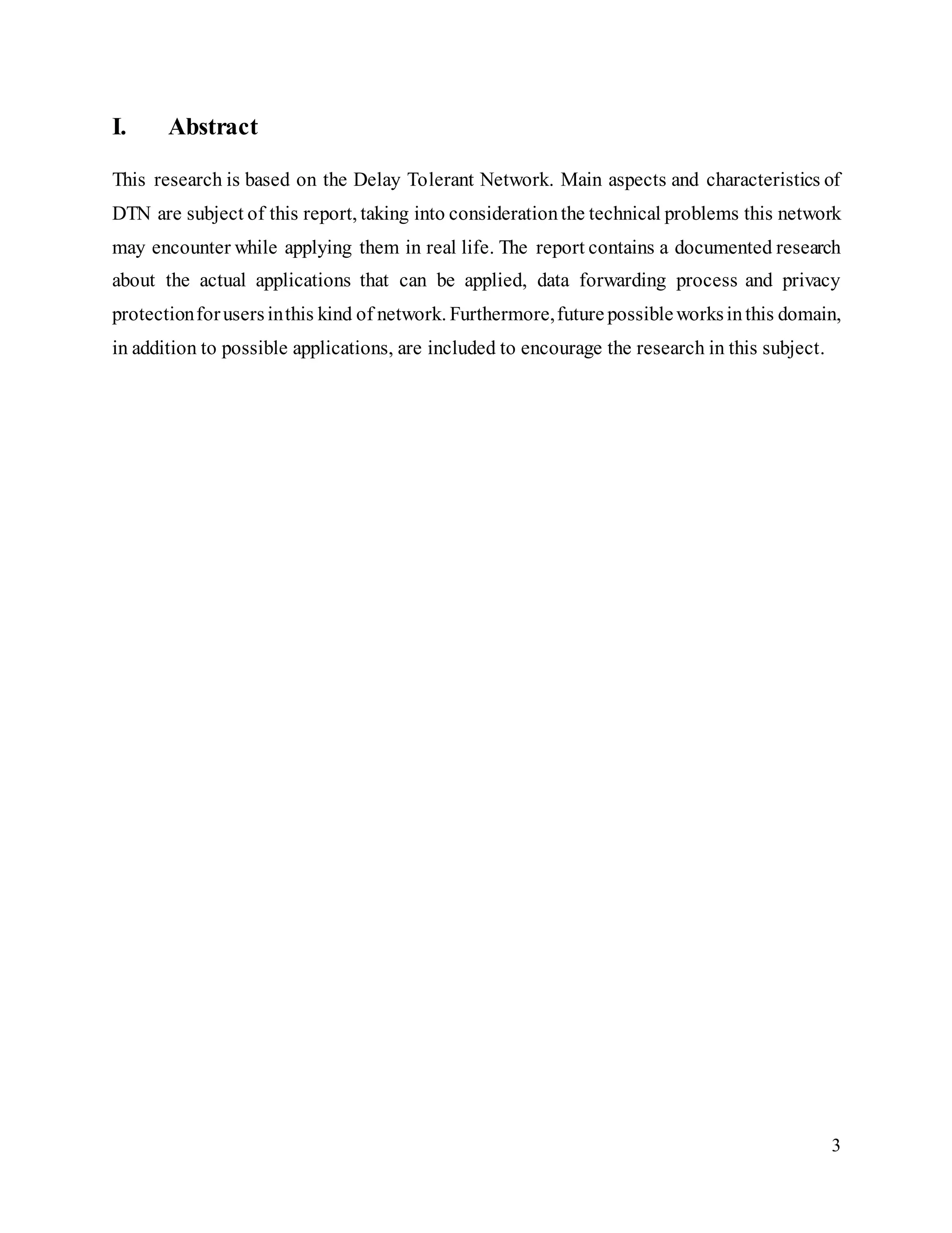 Delay Tolerant Network | PDF