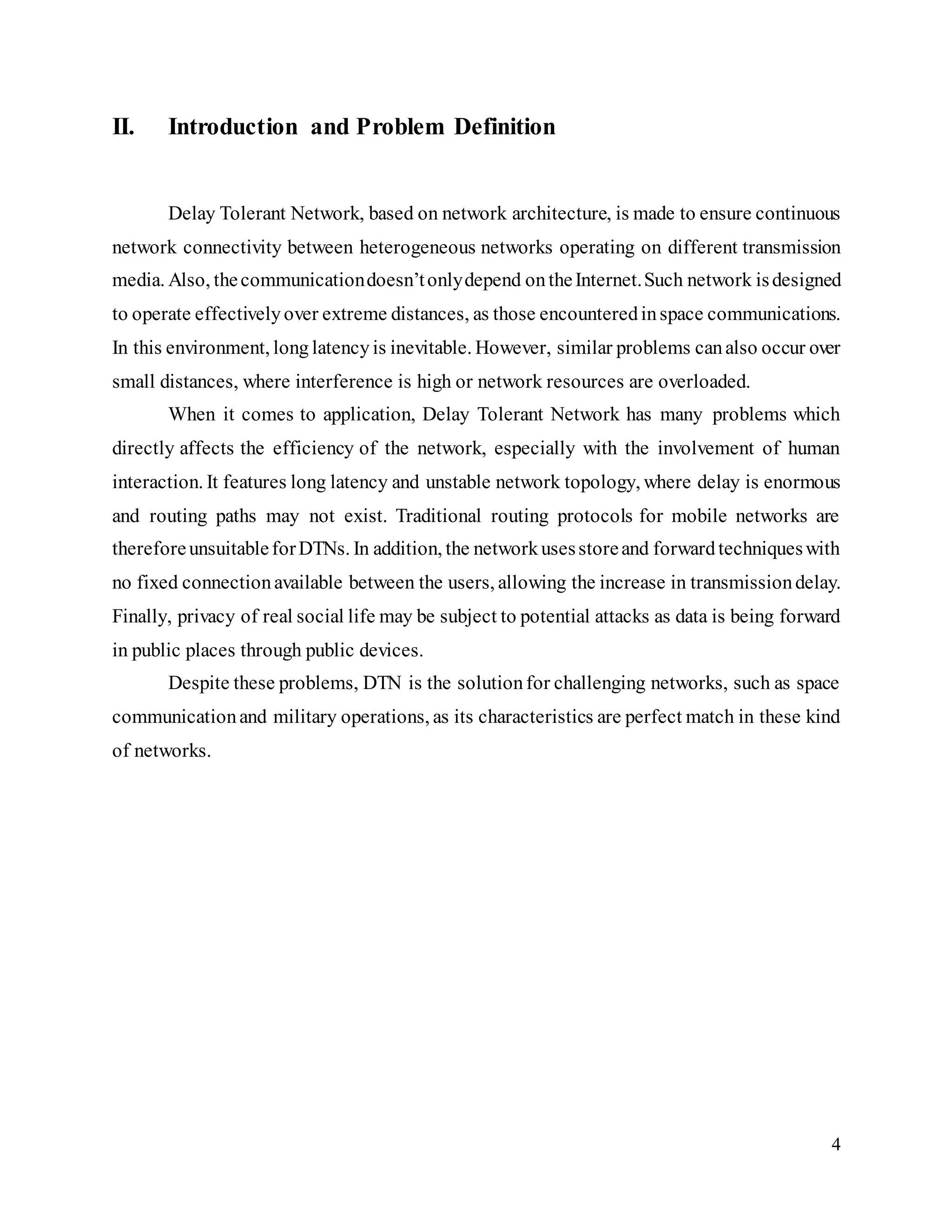 Delay Tolerant Network | PDF