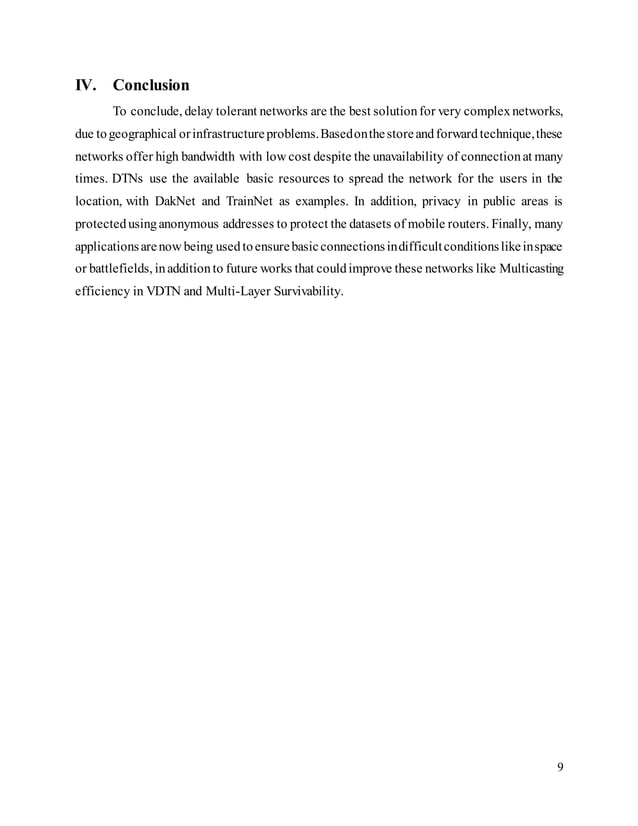 Delay Tolerant Network | PDF