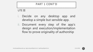 CSC426 - Software Engineering Lecture Note Cont'd | PPTX | Computer Software and Applications ...