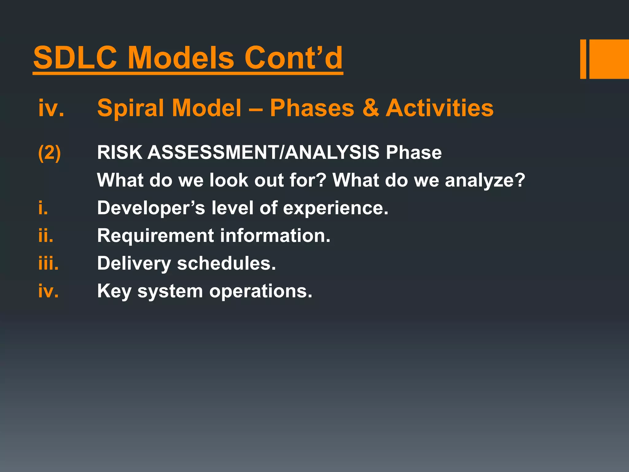CSC426 - SDLC Models | PPTX