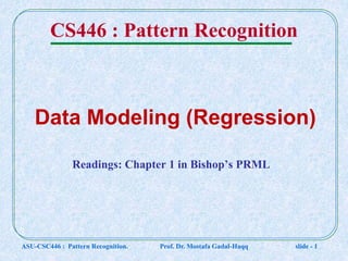 CSC446: Pattern Recognition (LN3) | PPT