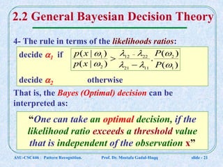 CSC446: Pattern Recognition (LN4) | PDF
