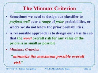 CSC446: Pattern Recognition (LN4) | PDF