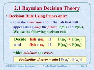 CSC446: Pattern Recognition (LN4) | PDF