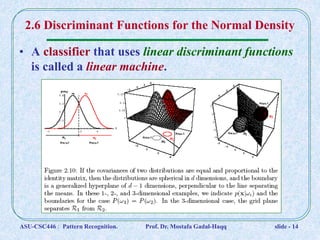CSC446: Pattern Recognition (LN5) | PPT