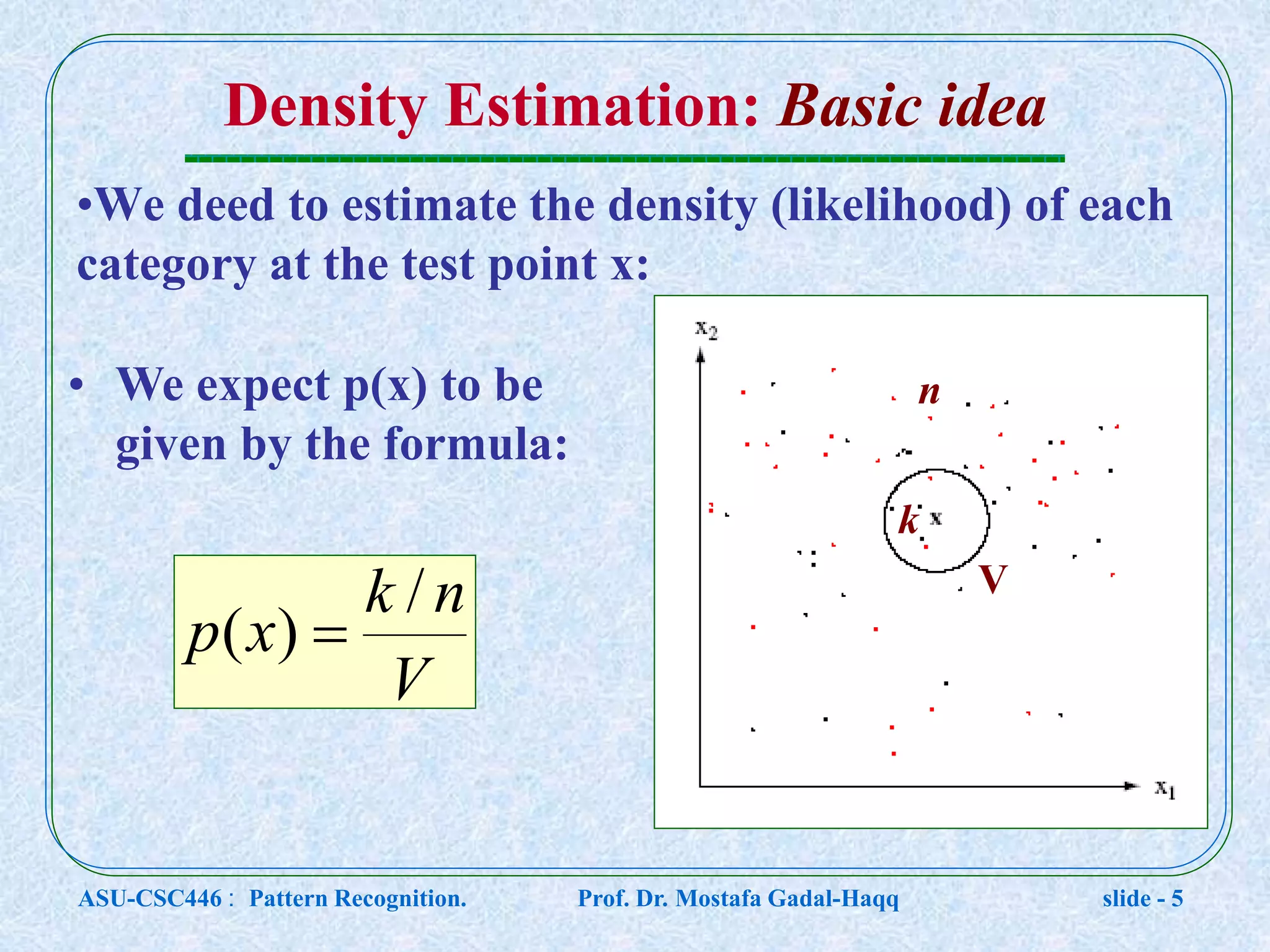 CSC446: Pattern Recognition (LN7) | PDF