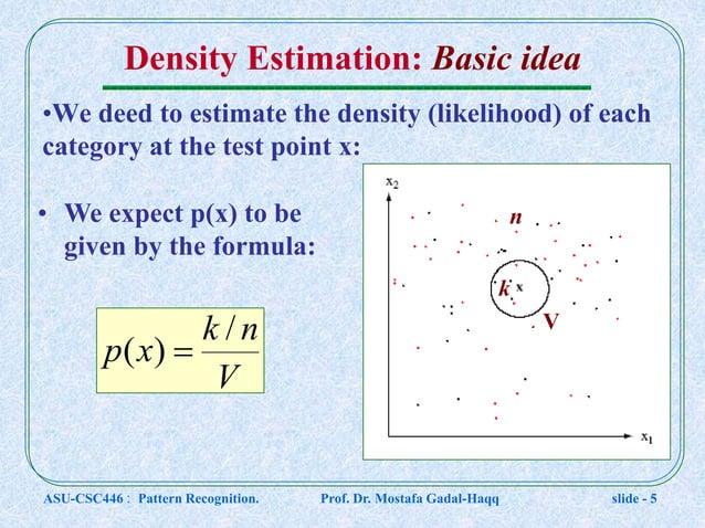 CSC446: Pattern Recognition (LN7) | PDF | Physics | Science