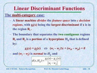 CSC446: Pattern Recognition (LN8) | PPT