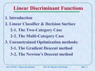CSC446: Pattern Recognition (LN8) | PPT