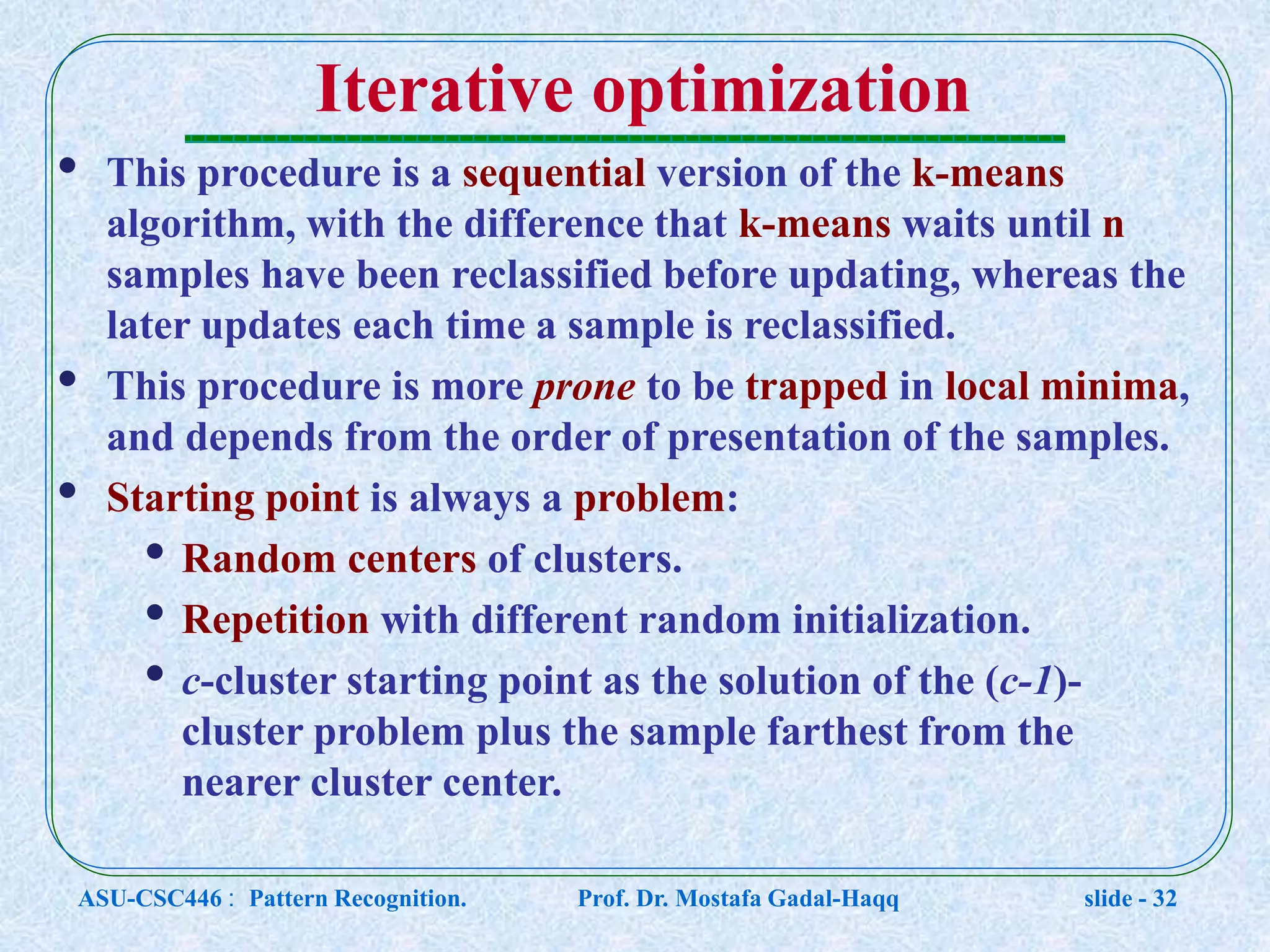 Csc446: Pattern Recognition | PDF