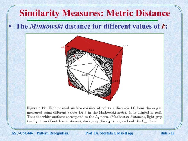 Csc446: Pattern Recognition | PPT