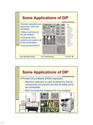 Digital Image Processing: An Introduction | PDF