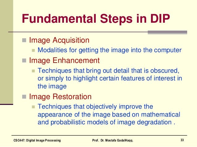 Digital Image Processing: An Introduction | PDF | Photo Editing Software | Computer Software and ...