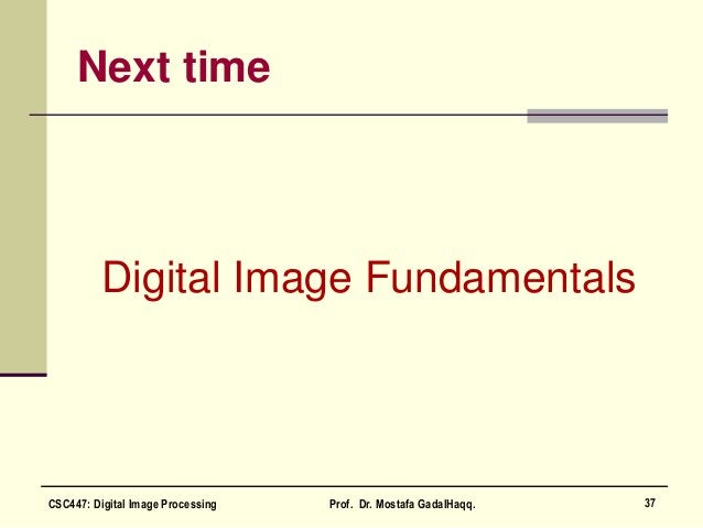 Digital Image Processing: An Introduction | PDF | Photo Editing Software | Computer Software and ...