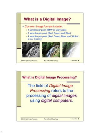 Digital Image Processing: An Introduction | PDF