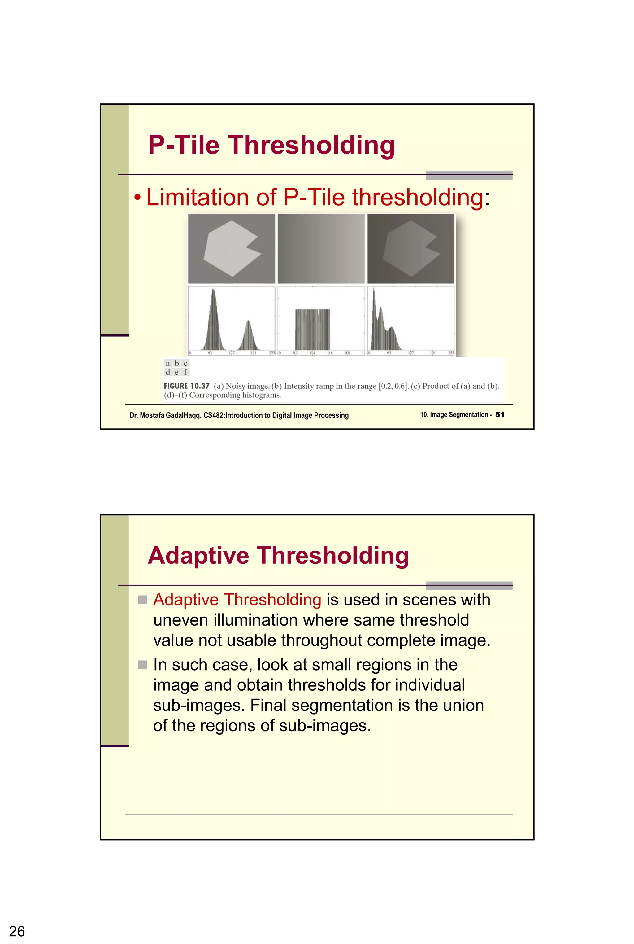 Digital Image Processing Image Segmentation Pdf Photo Editing