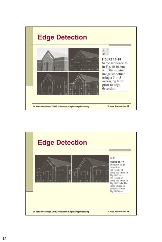 Digital Image Processing: Image Segmentation | PDF | Photo Editing Software | Computer Software ...