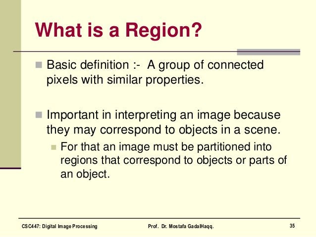 Digital Image Processing: Image Segmentation | PDF | Photo Editing ...