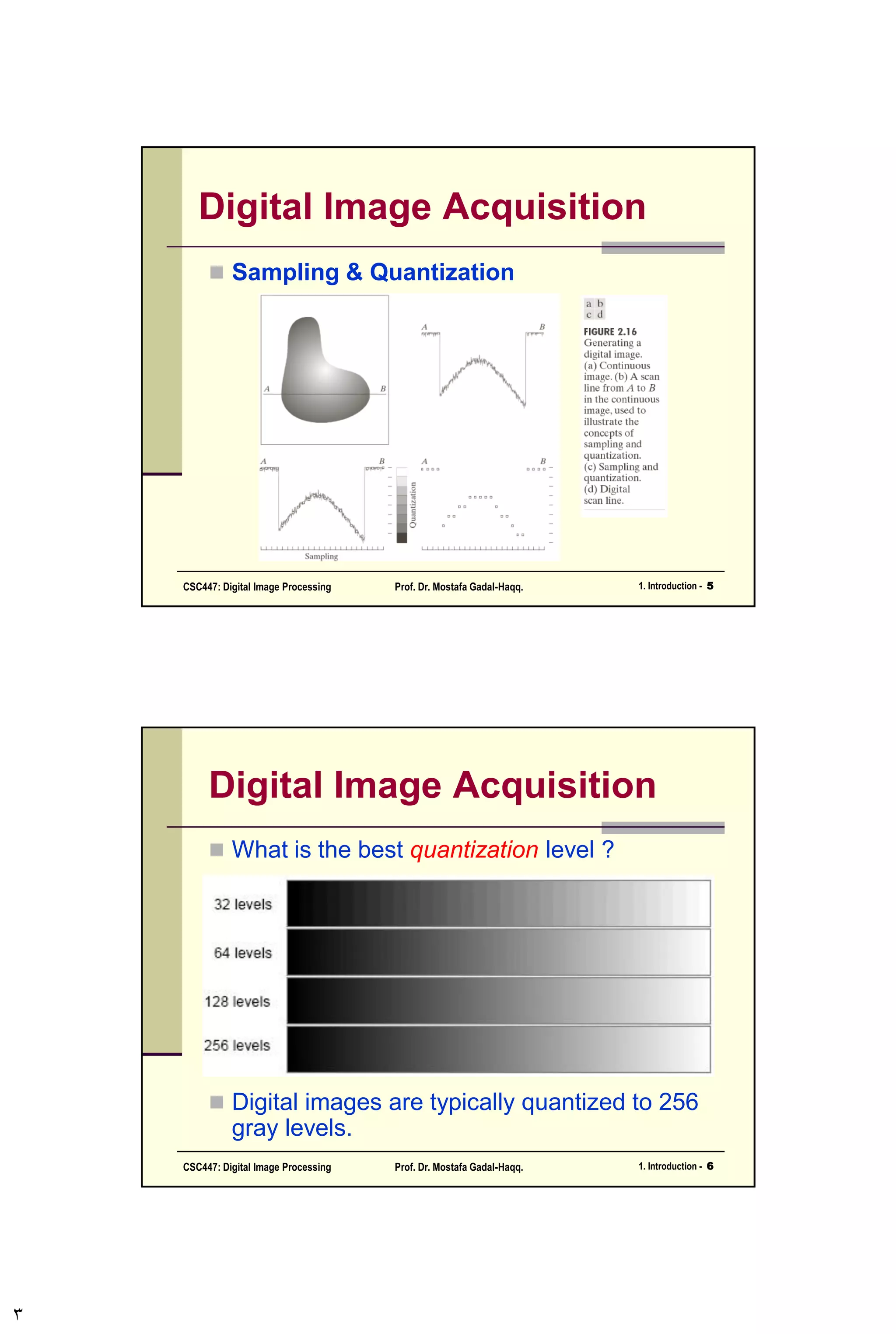 Digital Image Processing: Digital Image Fundamentals | PPT | Free download