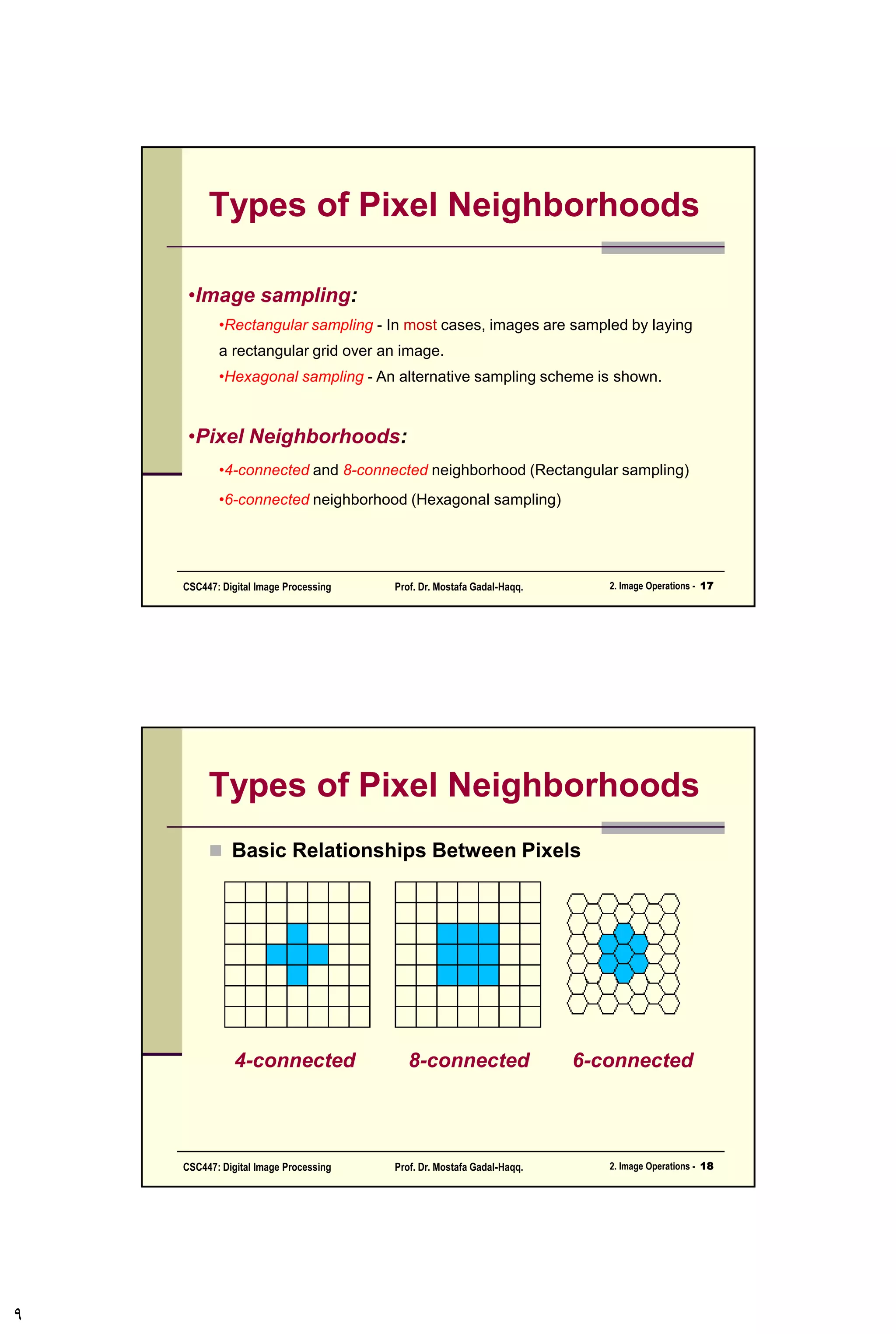 Digital Image Processing: Digital Image Fundamentals | PDF