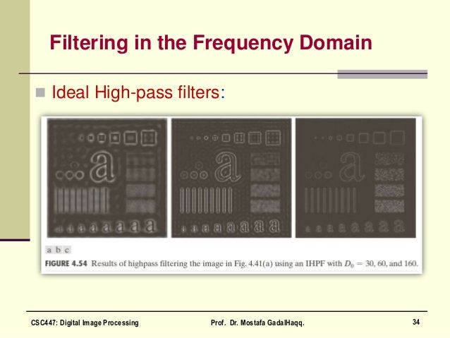 Digital Image Processing: Image Enhancement in the Frequency Domain | PDF