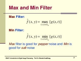 Digital Image Processing: Image Restoration | PDF